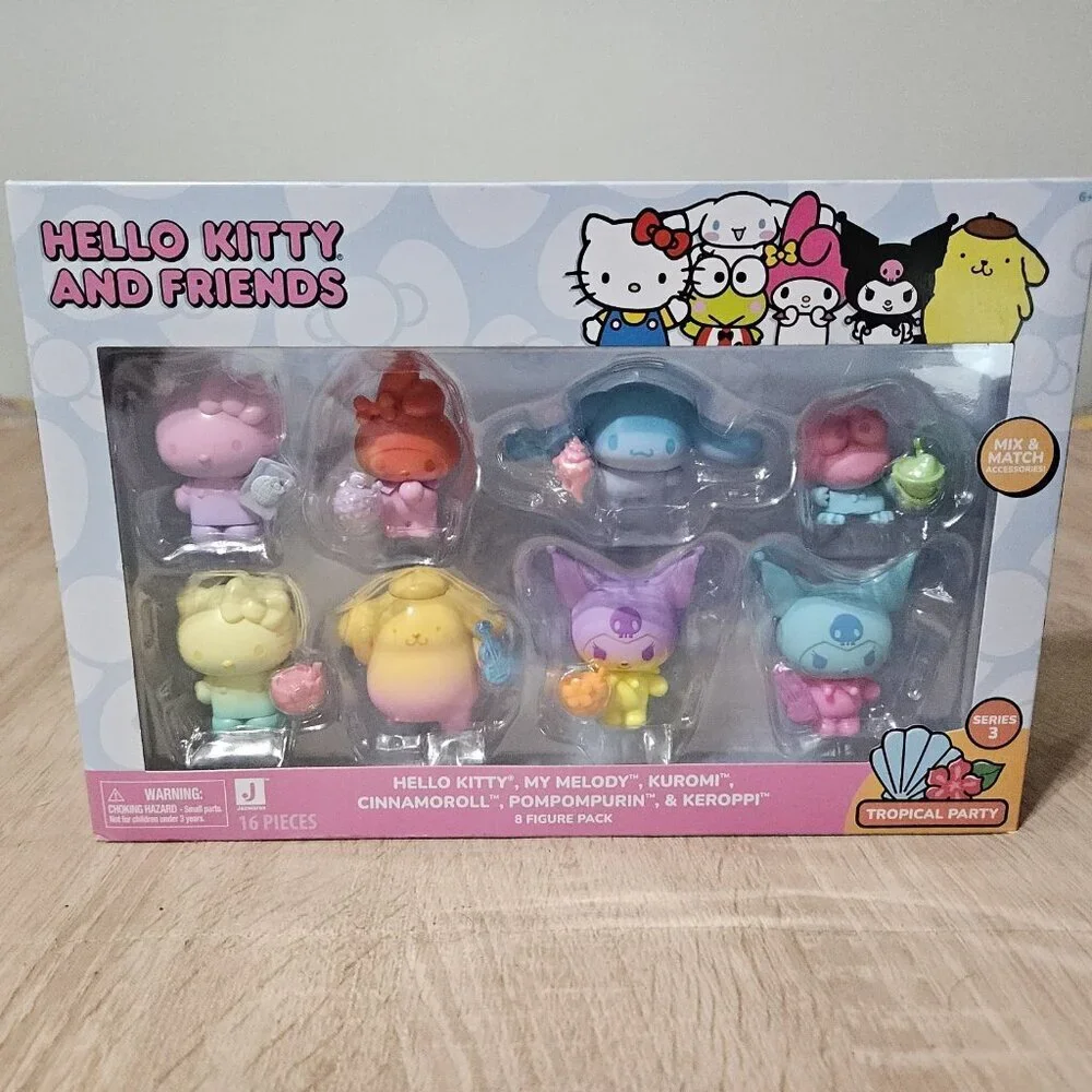 Hello Kitty | Toys | Hello Kitty And Friends Small Figurines Set Of 8 ...